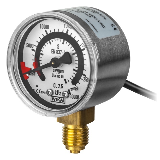 Contact Alarm Gauge 1,000 kPa