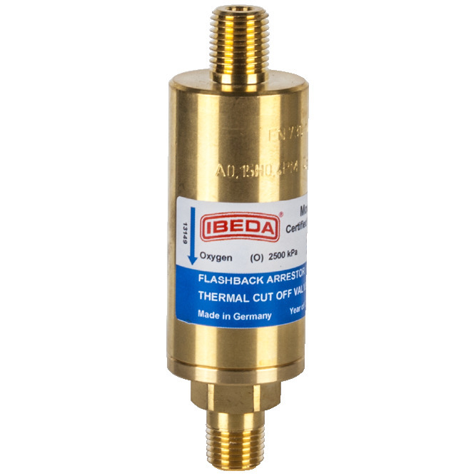 Flashback Arrestor High Flow Pipeline 1/4"