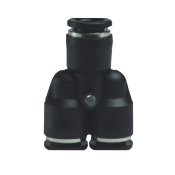 PUSH FIT FITTING, INLINE "Y" UNION