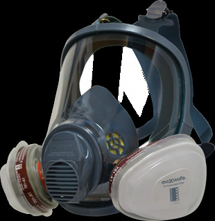 Silicone Full Face mask Package with A1 cartridge, P2