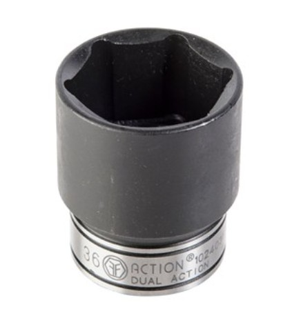 3/8in Drive Deep 6 Point Socket Dual Action