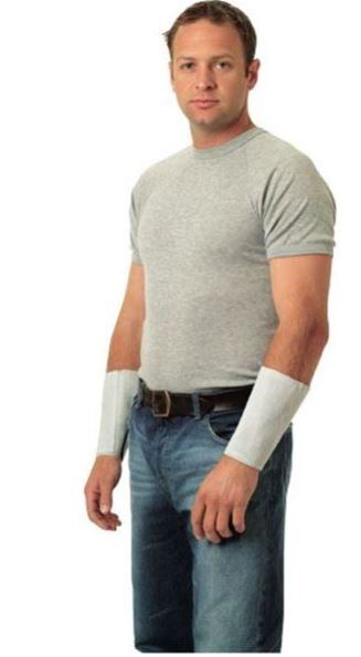 Chrome Leather Wrist Guard